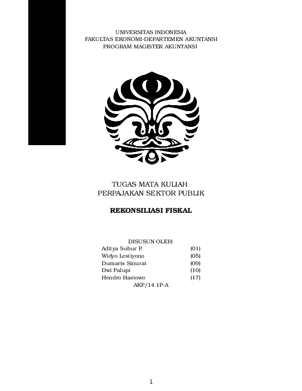 (PDF) CONTOH SOAL DAN JAWABAN REKONSILIASI FISKAL KASUS 1 PT. RAFI ...