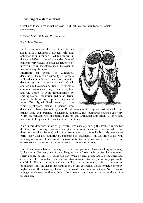 (PDF) Informing as a State of Mind