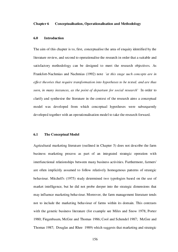(PDF) Chapter 6 Conceptualisation, Operationalisation and Methodology.