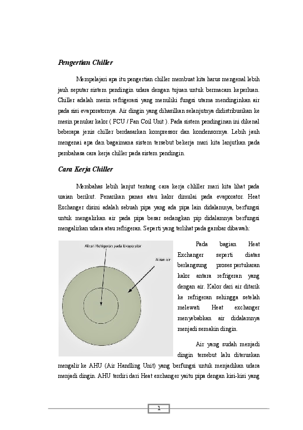 (DOC) Mesin Pendingin Chiller