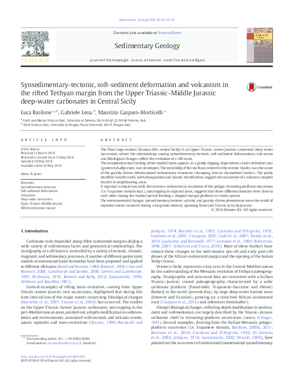 (PDF) Synsedimentary-tectonic, soft-sediment deformation and volcanism ...