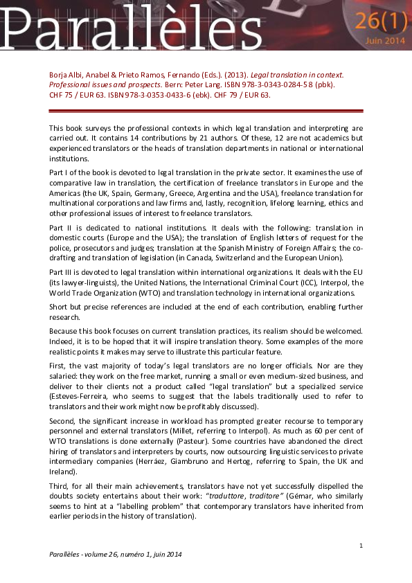 (PDF) Borja Albi, Anabel & Prieto Ramos, Fernando eds. (2013) Legal ...