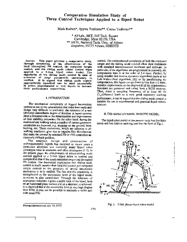 (PDF) Comparative simulation study of three control techniques applied ...