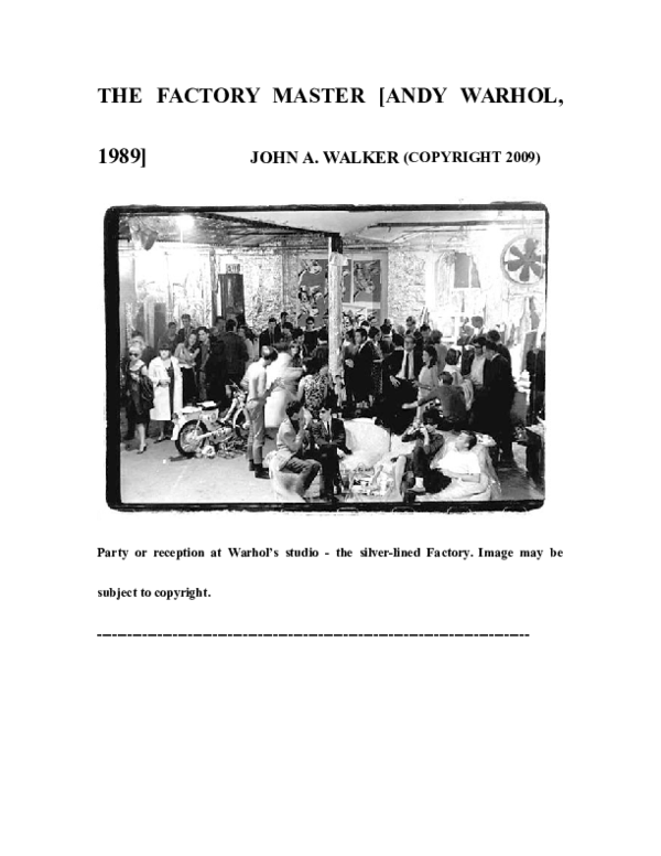 (DOC) The Factory Master