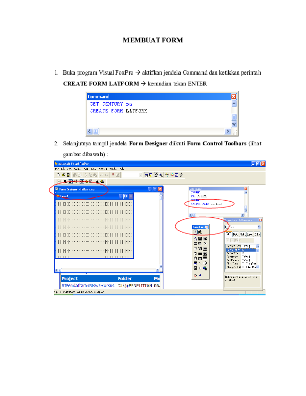 (DOC) MEMBUAT FORM Pada Visual Foxpro | said ceos - Academia.edu