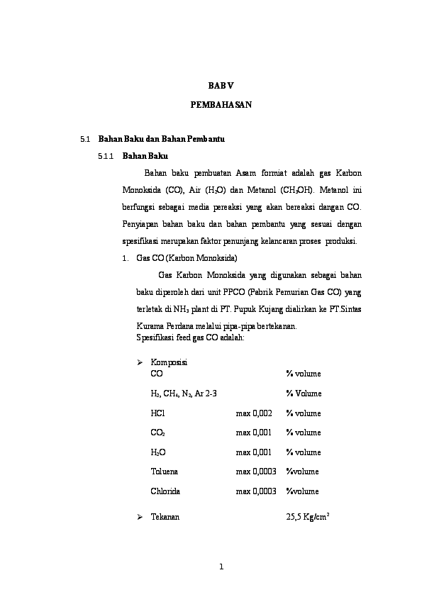 (DOC) Proses sintesis dan hidrolisa asam formiat