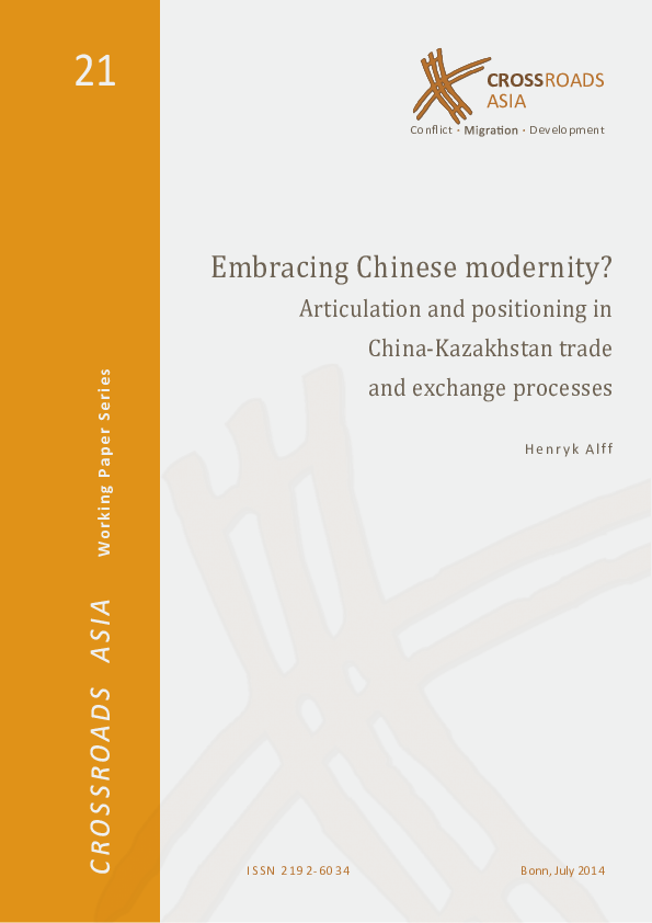 (PDF) Embracing Chinese modernity? Articulation and positioning in ...