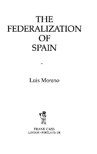 (PDF) The Federalization of Spain
