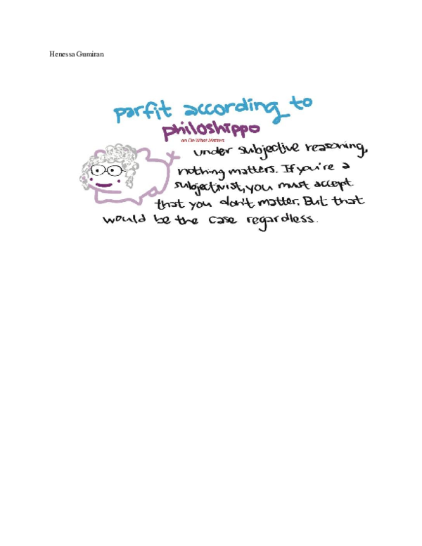 (DOC) Does Anything Matter?