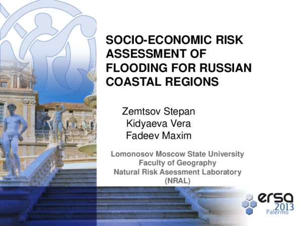 (PDF) Socio-economic risk assessment of flooding for Russian coastal ...