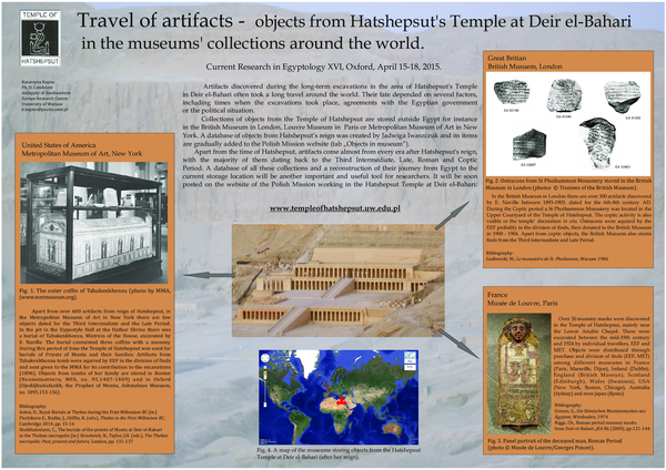 (PDF) Travel of artifacts – objects from Hatshepsut’s Temple in Deir el ...