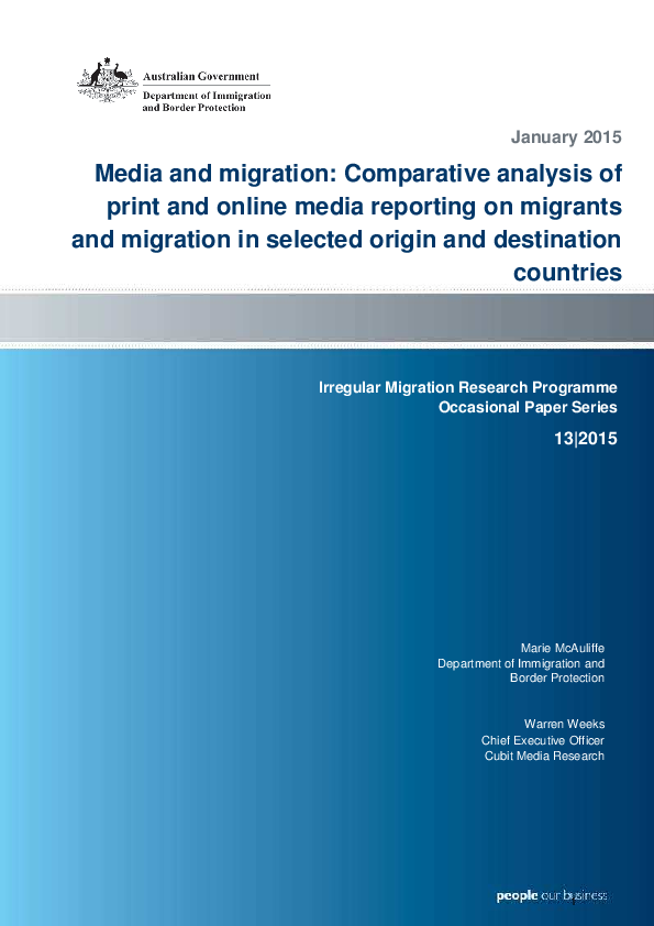 (PDF) Media and migration: Comparative analysis of print and online ...