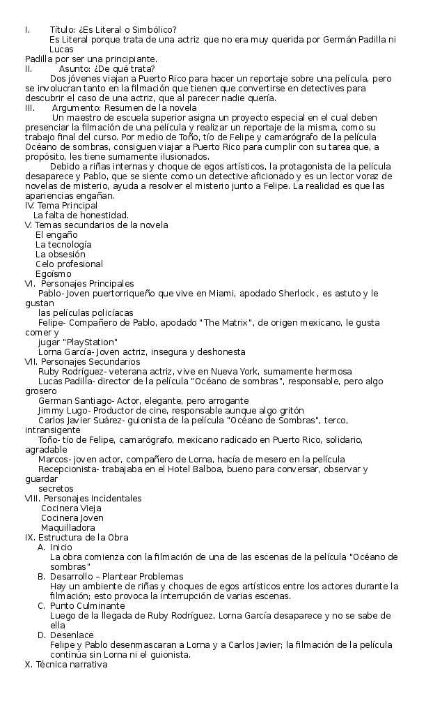 (DOC) Analisis El caso de la actriz a la que nadie queria