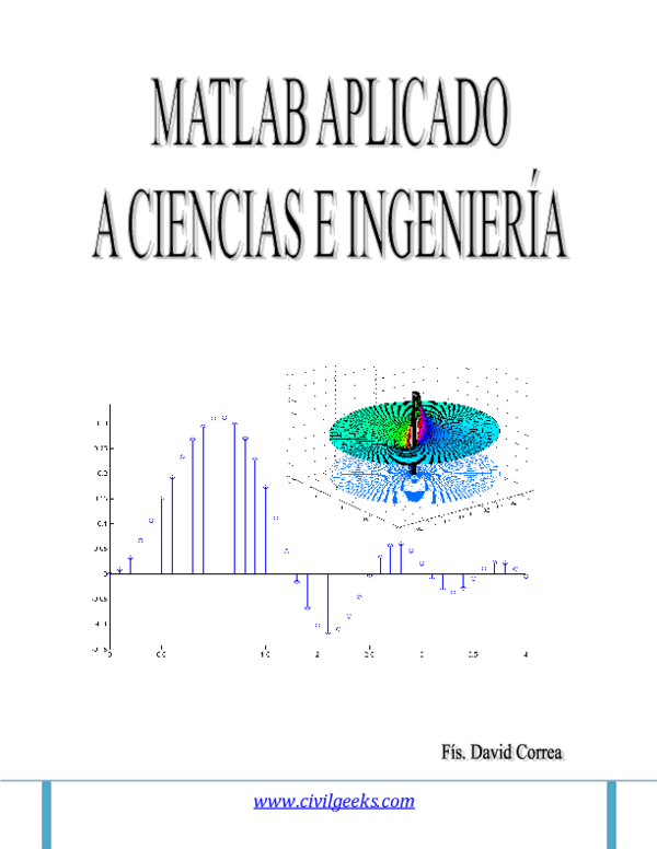 (PDF) MATLAB APLICADO A LA INGENIERIA