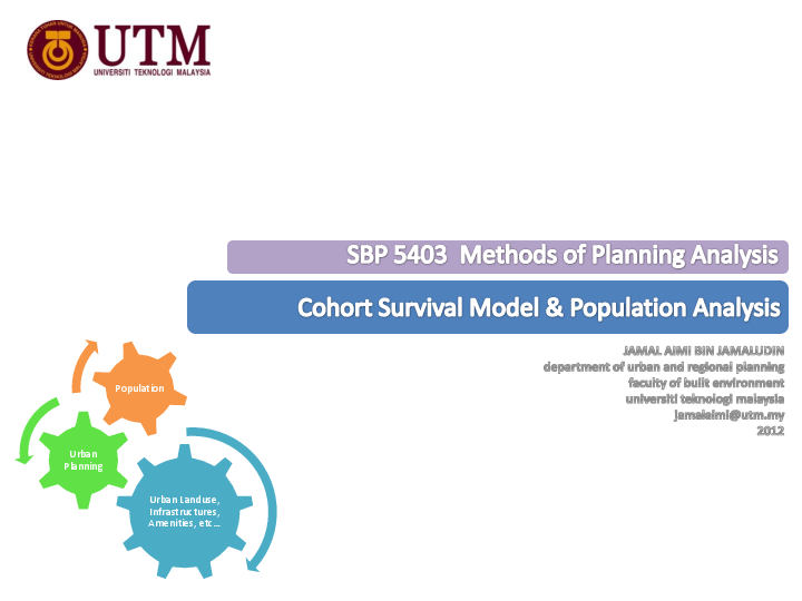 (PDF) Population Cohort Analysis