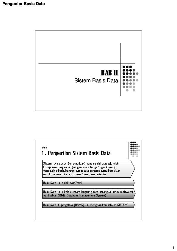(PDF) SISTEM BASIS DATA