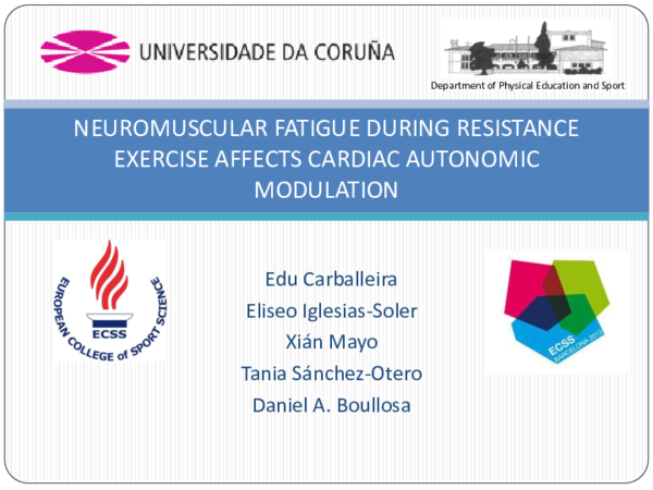(PDF) Neuromuscular fatigue during resistance exercise affects cardiac autonomic modulation