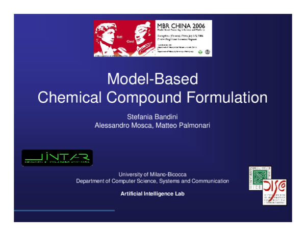 (PDF) Model-based chemical compound formulation