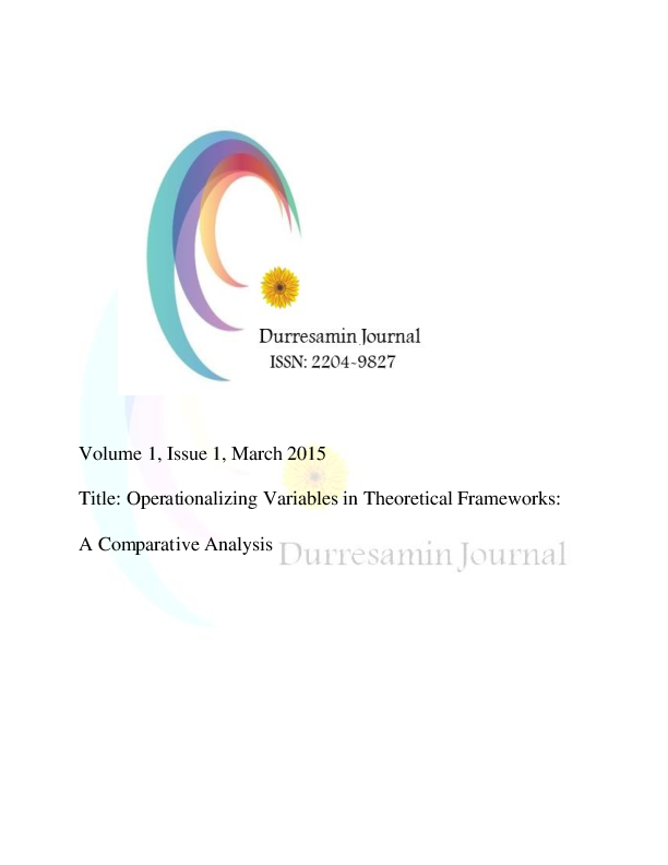 (PDF) Title: Operationalizing Variables in Theoretical Frameworks: A Comparative Analysis