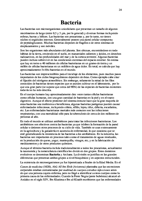(PDF) Bacteria | Israel Patino - Academia.edu