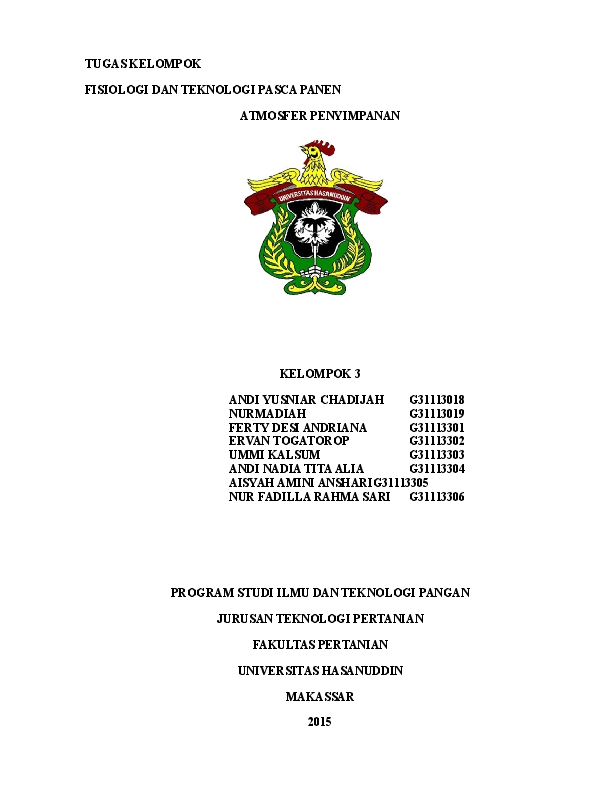 (DOC) MODIFIED ATMOSPHERE STORAGE (MAS) dan CONTROLLED ATMOSPHERE ...