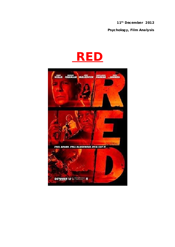 (DOC) RED ANALYSIS
