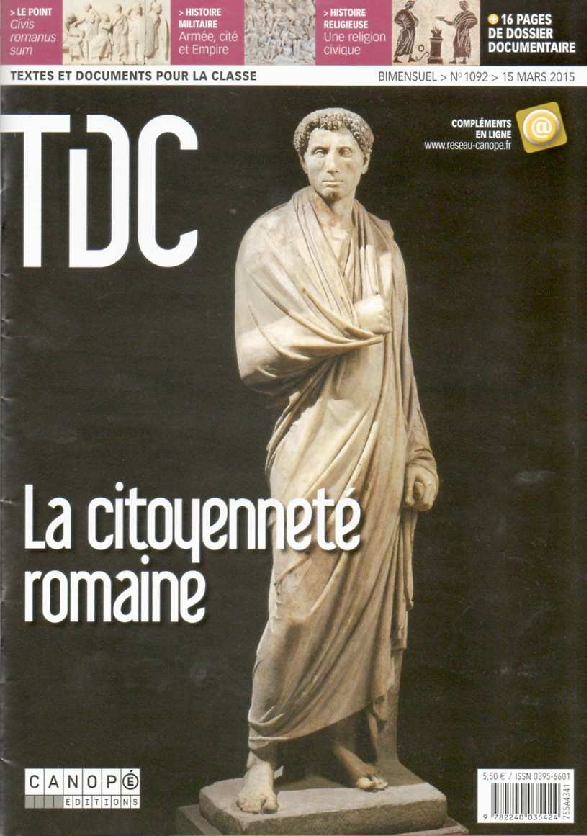 (PDF) Le parcours triomphal à Rome, dans La citoyenneté romaine, TDC ...