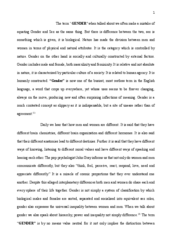 (DOC) Subjugation of Women : an Indian story