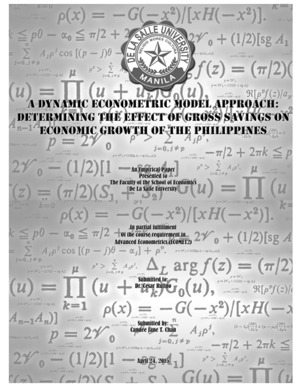 (PDF) A Dynamic Econometric Model Approach: Determining the Effect of ...