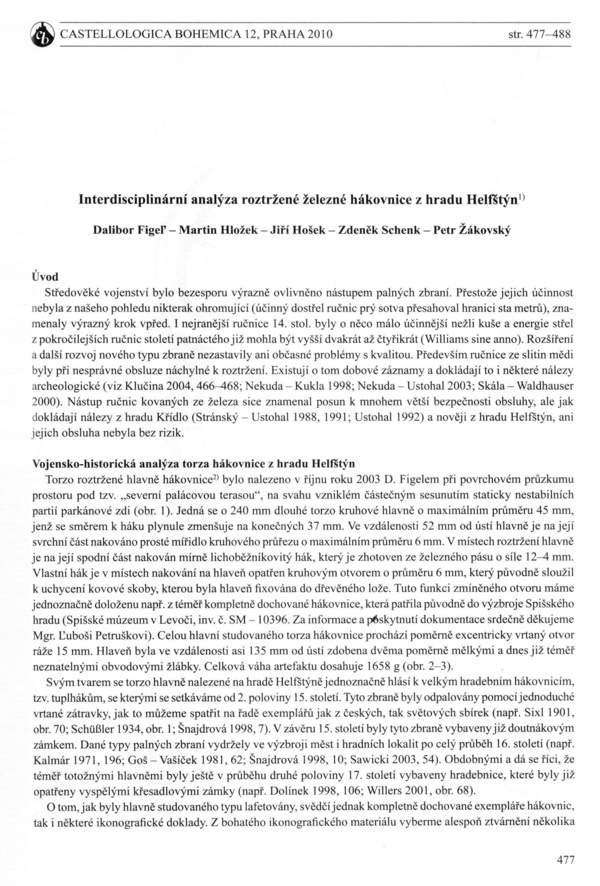 (PDF) Interdisciplinary analysis of a damaged arquebus from the ...