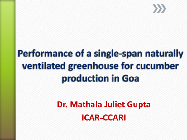 (PDF) Performance of a single-span naturally ventilated greenhouse for ...
