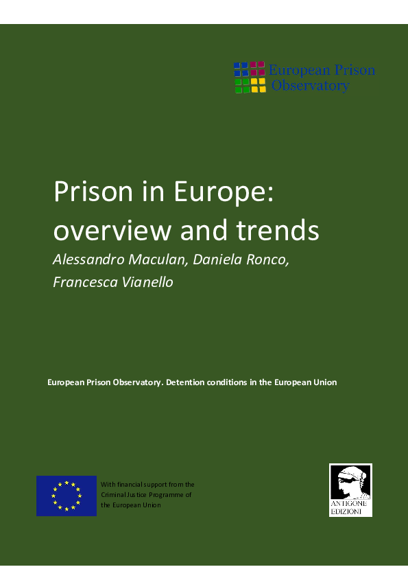 (PDF) Prison in Europe: Overview Trends