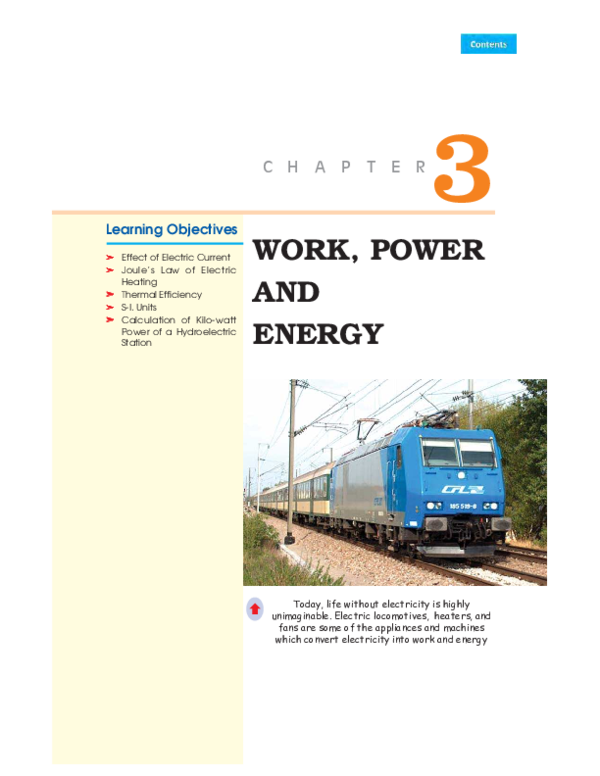 (PDF) WORK, POWER AND ENERGY Learning Objectives