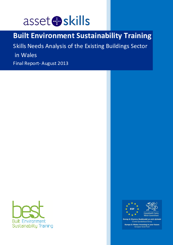(PDF) Built Environment Sustainability Training Skills Needs Analysis ...