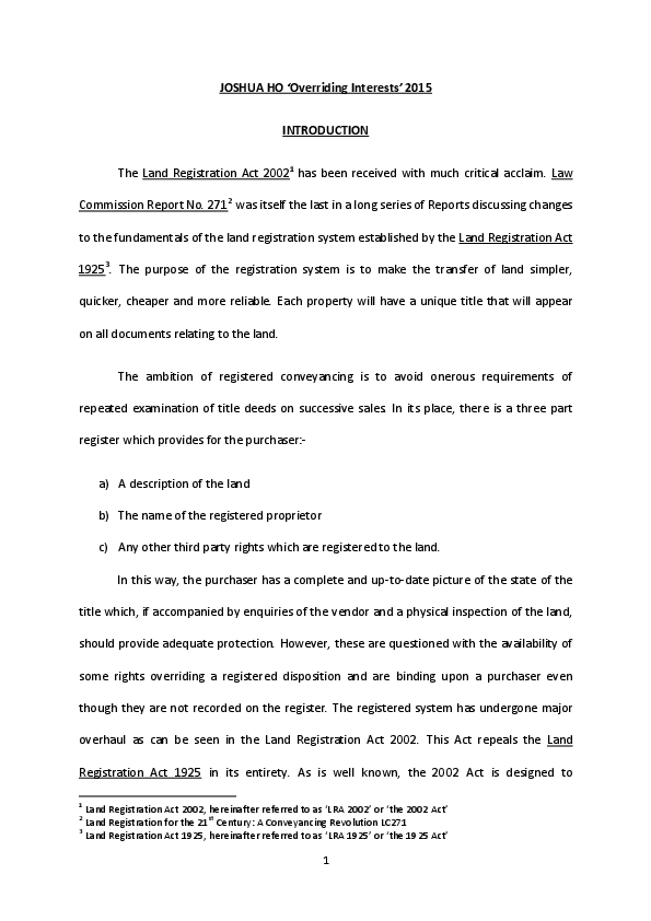 (PDF) Overriding Interests