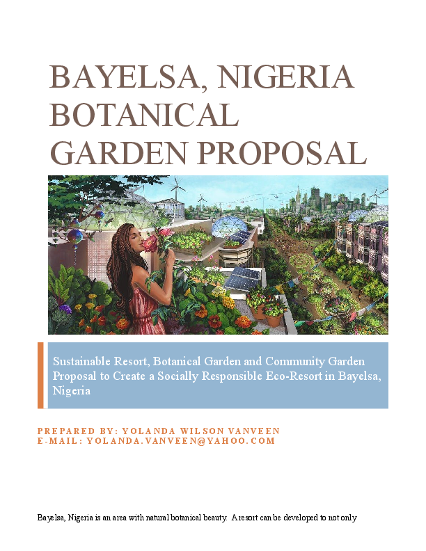 (DOC) Sustainable Resort, Botanical Garden and Community Garden ...