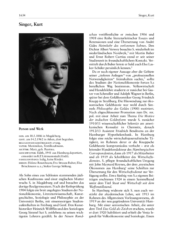(PDF) Kurt Singer