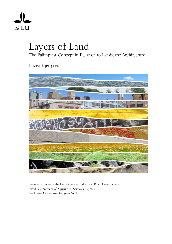 (PDF) Layers of Land - The Palimpsest Concept in Relation to Landscape ...