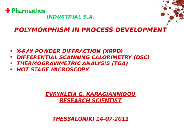 (PPT) Polymorphism in Process Development
