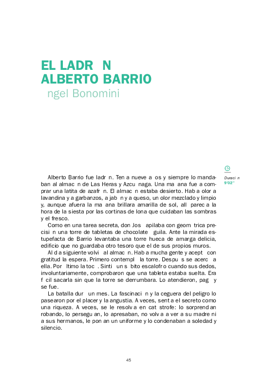 (PDF) EL LADRON ALBERTO BARRIO