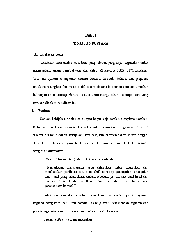 (DOC) BAB II- TEORI EVALUASI PROGRAM REMEDIAL