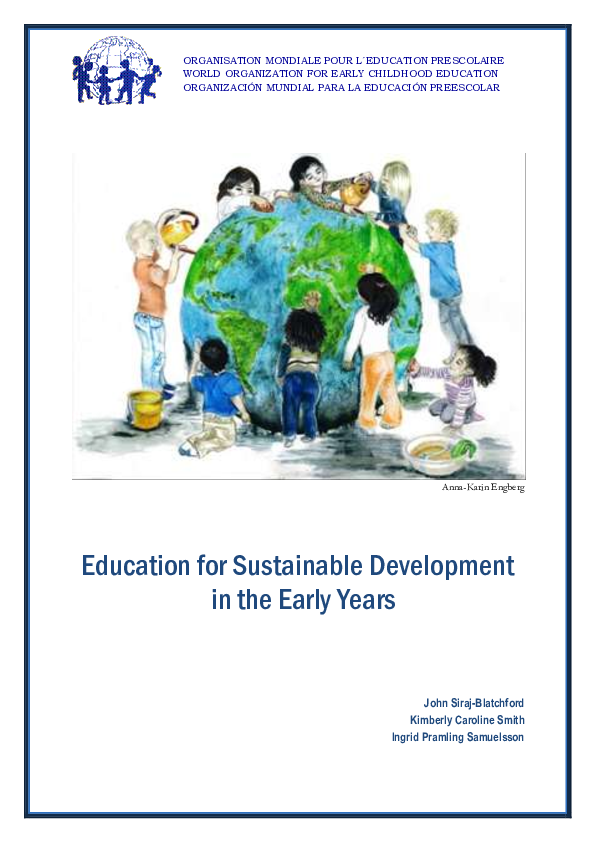 Education for Sustainable Development in Early Childhood