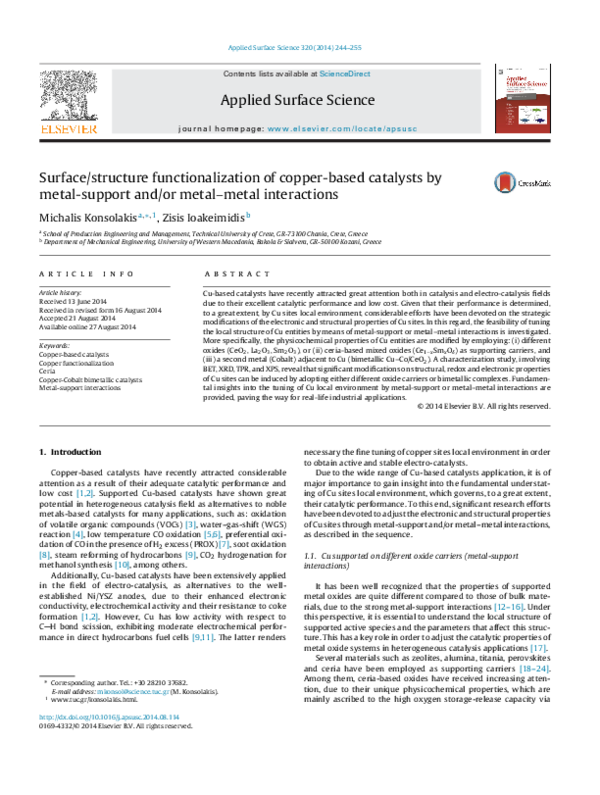 (PDF) APPLIED SURFACE SCIENCE