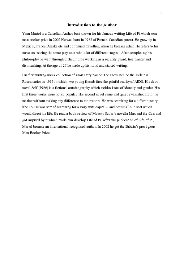 (DOC) Introduction to the Author