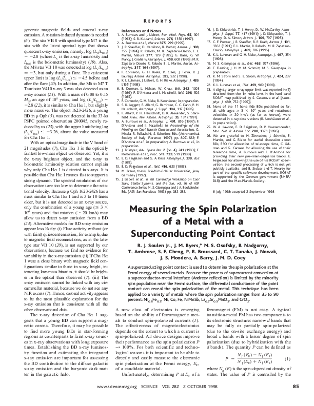 (PDF) Measuring the spin polarization of a metal with a superconducting ...
