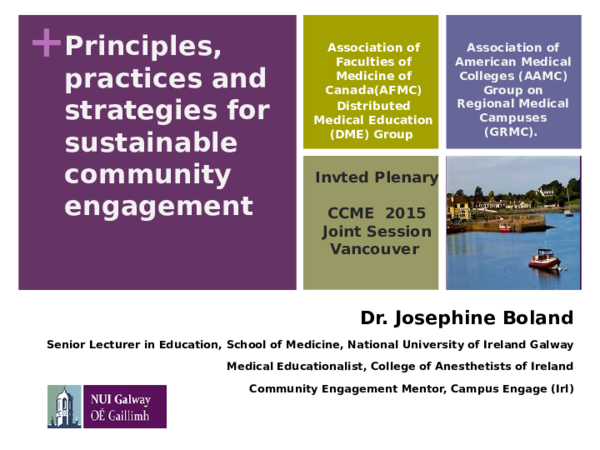 (PPT) Principles, practices and strategies for sustainable community ...