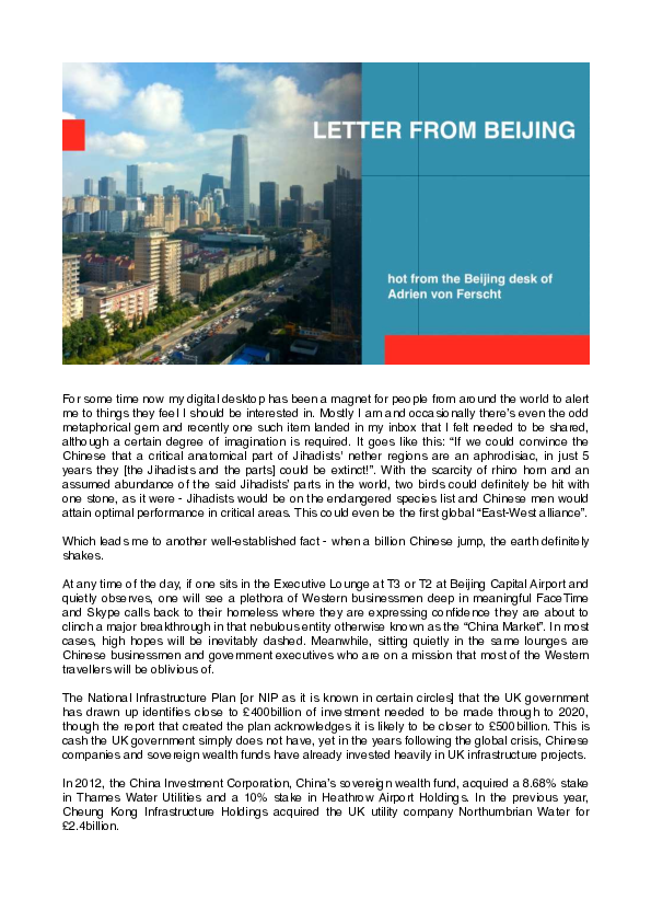 (PDF) ASIA SCOTLAND INSTITUTE Letter from Beijing No.2 "When a billion ...