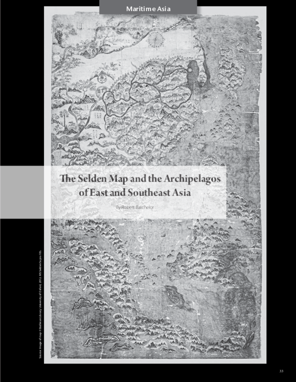 (PDF) • “The Selden Map and the Archipelagos of East and Southeast Asia ...
