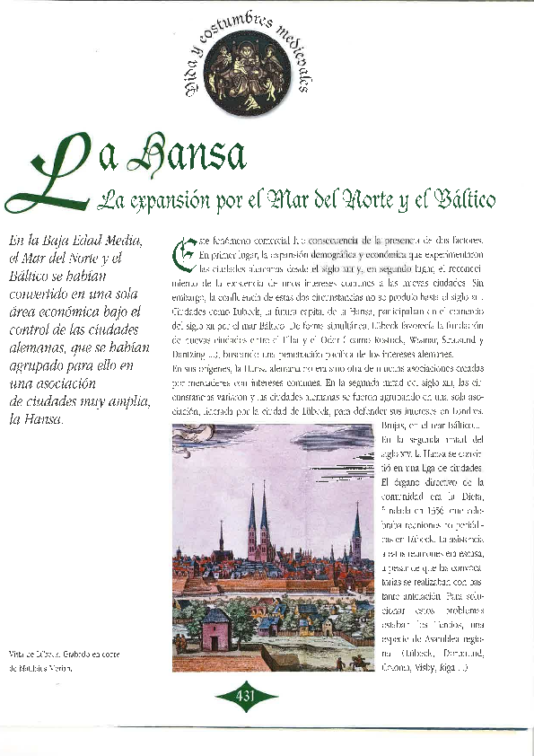 (PDF) La Hansa. La expansión por el Mar del Norte y el Báltico