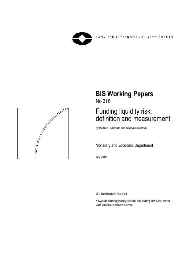 (PDF) BIS Working paper